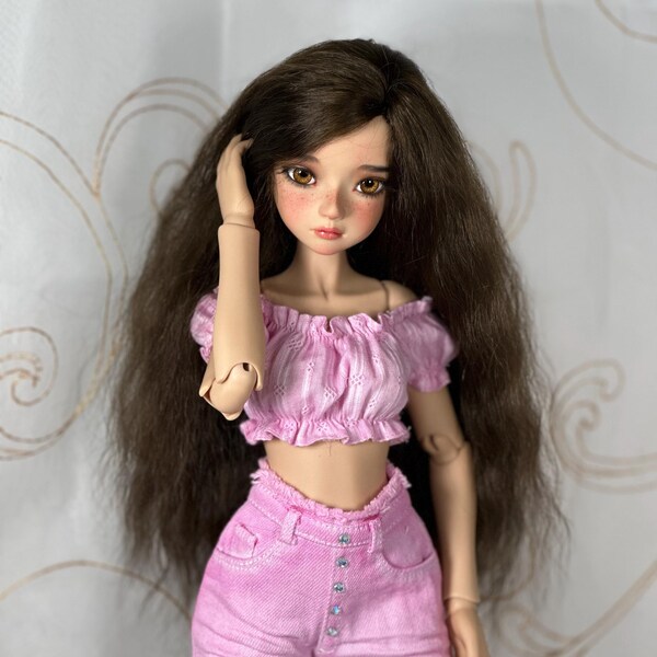 Minifee Washing Denim Shorts and Belt ,msd 1/4 - Etsy UK