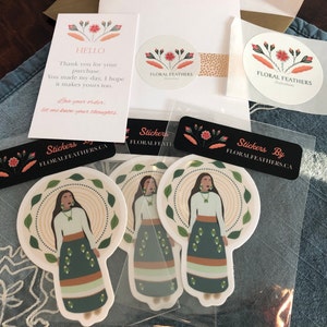 Ribbon Skirt Stickers, Indigenous, Ribbon, Skirt, Métis, Floral, Skirt ...