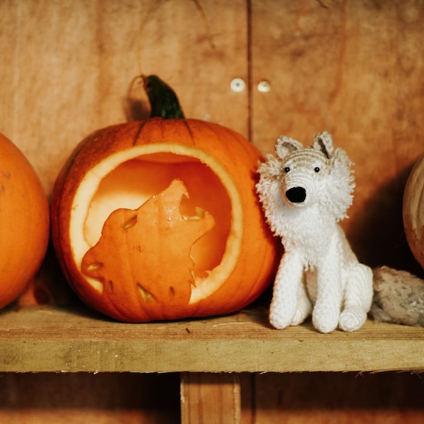 Crochet Pattern for Winter Woolfie, Realistic Eurasian Wolf Amigurumi - Instant Download PDF ...