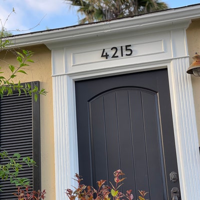 Modern House Numbers Address Signage House Numbers Address Sign - Etsy