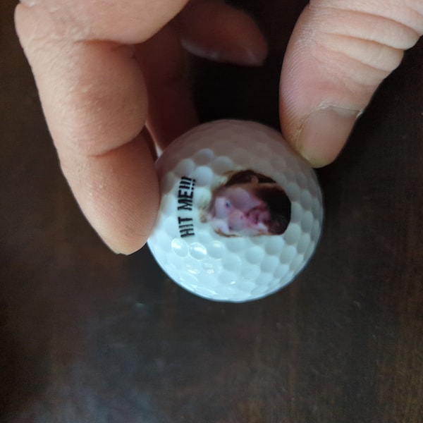 Custom Face Golf Ball Set: Funny Golfer Gift - Etsy