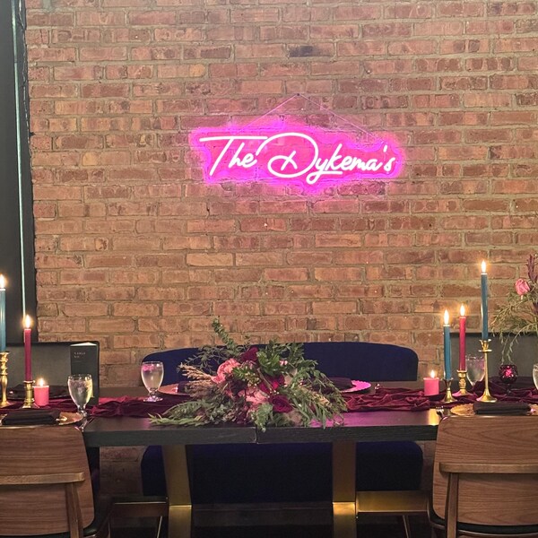 Drunk in Love Neon Sign Custom Wedding Decor, Led Lights Wall Decor ...