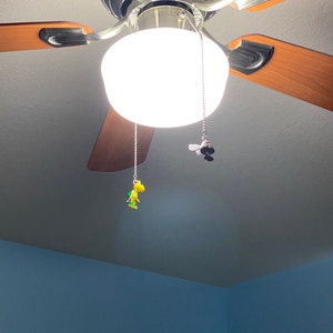 Super Mario Bros. Ceiling Fan/light Pull Chain Mario Luigi | Etsy