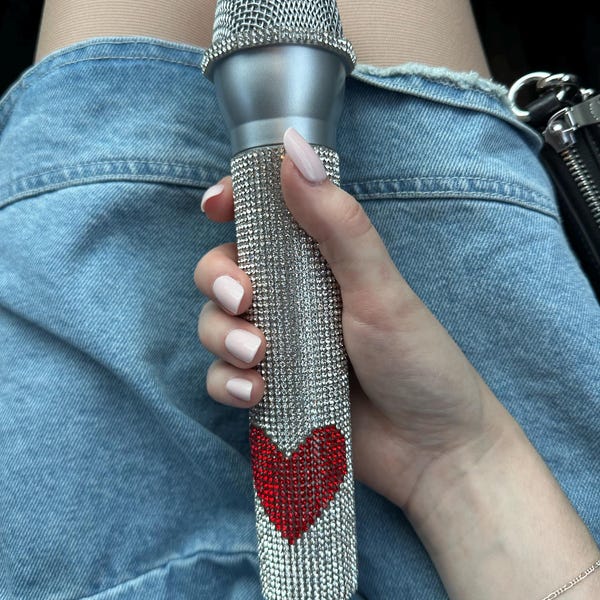 Sabrina Prop Fake Microphone - Emails I Can't Send, Short N Sweet, Man ...