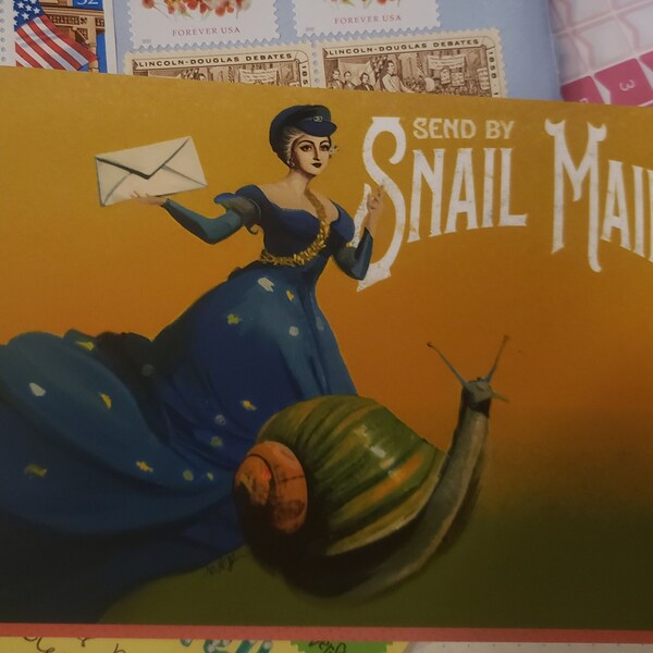 Send by Snail Mail Postcards / USPS Appreciation Postcards / Stationery ...