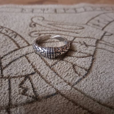 Viking Draupnir Ring of Norse Mythology Odin's Ring Made of 925 ...