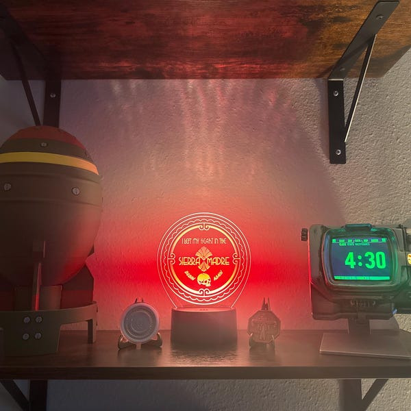 Fallout New Vegas Sierra Madre Night Light LED Lamp - Etsy