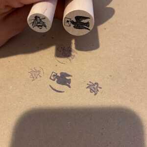 Valentine Messenger Rubber Stamp - Etsy