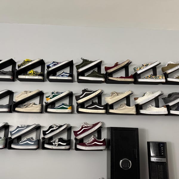 Sneaker Wall Mount - Floating Shoe Display Shelf for Collectors, 3D ...