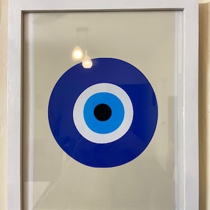 Evil Eye Printable, Evil Eye Poster, Evil Eye Print Protection, Evil ...