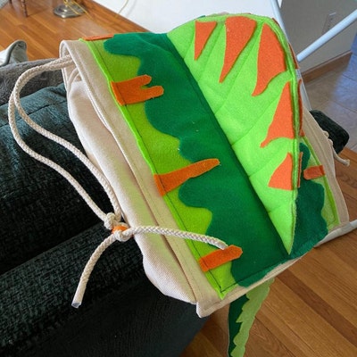 Sewing Patterndino Dana Inspired Backpack Pattern: Spinosaurus - Etsy