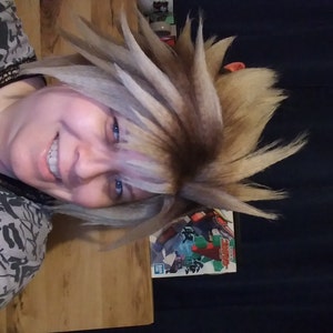 VI Violet League of Legends Arcane Pink Inspired Undercut Spiky Cosplay ...