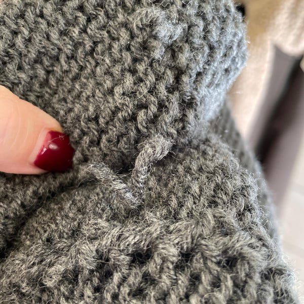 Over Size - Plus Size Gray Wool Overcoat - Poncho - Cardigan - Etsy