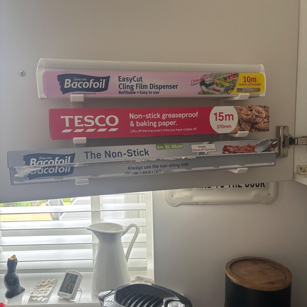 Kitchen Storage Brackets for Tin Foil Cling Film Etc - Etsy