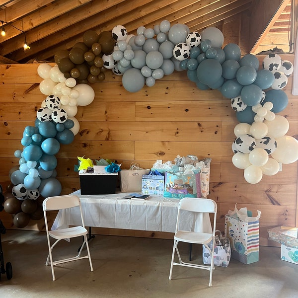 Farm Balloon Garland Kit/ Cow Print Balloon Arch/ Farm Theme Party ...