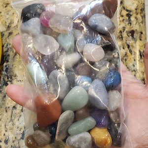 Assorted Mixed Tumbled Stones MEDIUM 1 Lb Wholesale Bulk Lot - Etsy