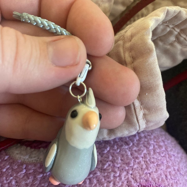 Quaker Parrot Pendant, Monk Parakeet Lovers, Parrot Charm Accessory ...