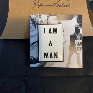 I AM A MAN Soft Enamel Pin - Etsy