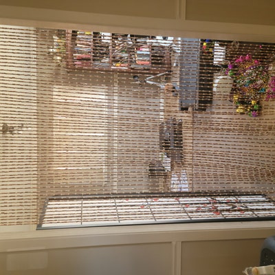 Clearance-please Read Description-hand Made Bamboo Wood Beaded Curtain ...