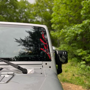 Custom Hood Text Set of 2 Choose Your Text and Font | Etsy