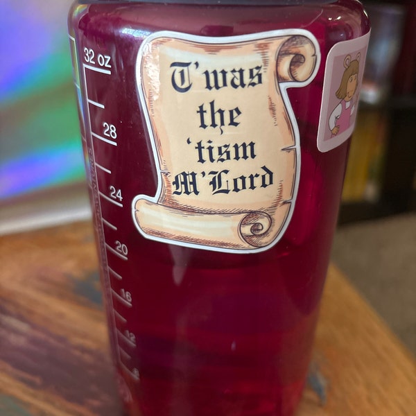 T'was the 'tism M' Lord | Funny Neurodivergent Mental Health Sticker ...