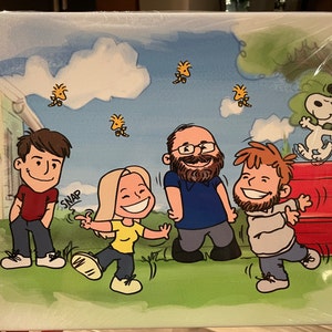 Custom Cartoon Commission Art Personalized Birthday Gift - Etsy