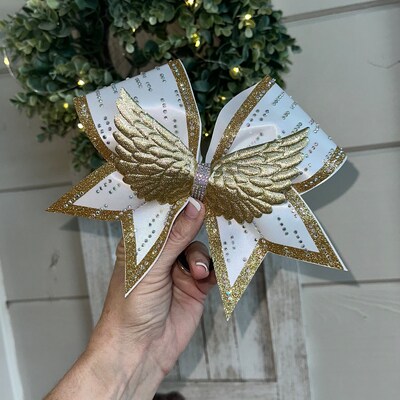 Cheer Bow Rhinestone Template SVG SAWTOOTH Design - Etsy