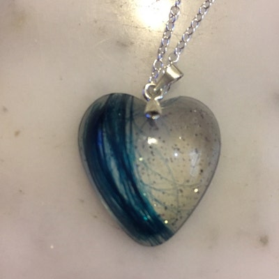 Custom Hair Locket Resin Keepsake Baby Hair Pet Hair - Etsy