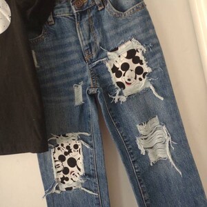Minnie Mouse Birthday Shorts Denim Distressed Ripped Jean | Etsy