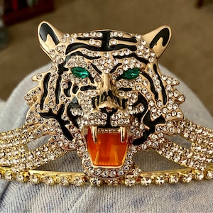 Egyptian Goddess Crown, Anubis Gold Tiara, Canine Wolf Head Ancient God ...