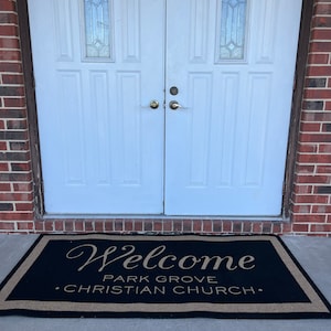 The Most Durable and Elegant Custom Door Mat Available. Infinity Custom ...