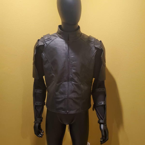 Gladiator Men's Leather Armor and Kilt | Genuine White and Red Leather ...