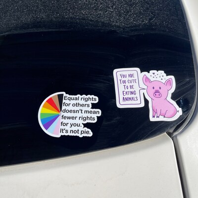 Equality Sticker, LGBTQ Pride Sticker, Equality for All, Vinyl Decal ...