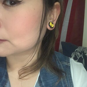 Demons Earrings.demons Jewelry. Fork Em. Vic. White Columns. - Etsy