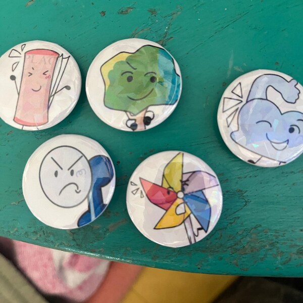 TWO TPOT Bfdi Holographic Sticker - Etsy