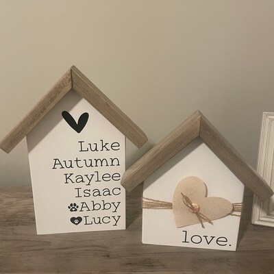 Little House Love Wood Sign, Farmhouse Sign, Little House, House ...