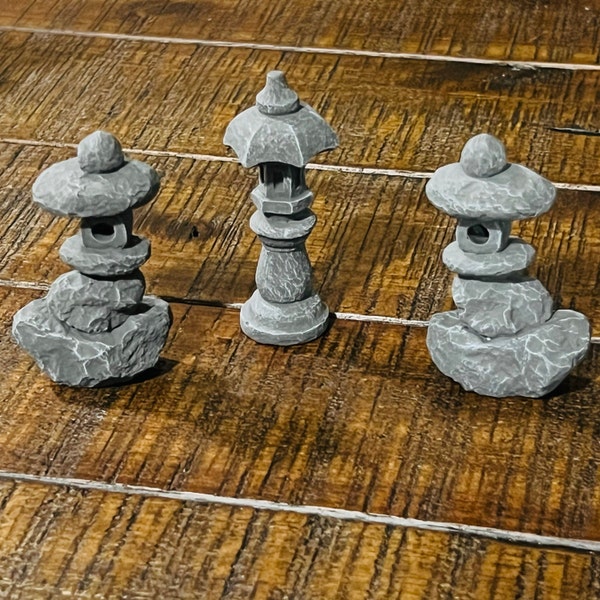 Miniature Stone Lantern Statue for Japanese-inspired Garden - Relaxing ...