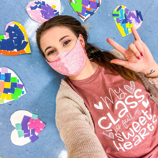 My Class Full of Sweet Hearts Valentine's Day Teacher T-shirt, Gift for ...