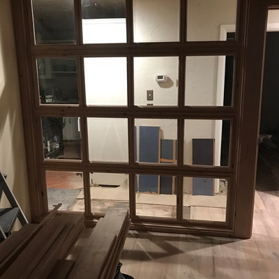 Custom Interior Transom, Interior Window, Fanlight, Crossbeam , Above ...