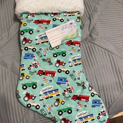 Quilted Apples and Pears Christmas Stocking - Etsy