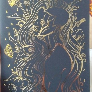 Loki Kintsugi Gold Foil Print Lokean Pagan Witch 2022 - Etsy Canada