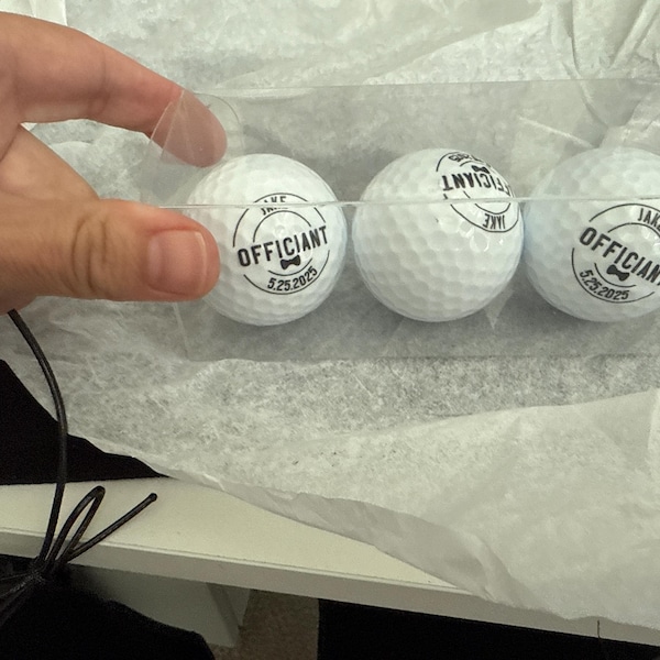 Officiant Gift, Gift for Officiant, Pastor Gift, Custom Golf Ball ...