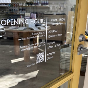 Sunflower Decals, Flower Wreath Decal for Shop Window Display ...