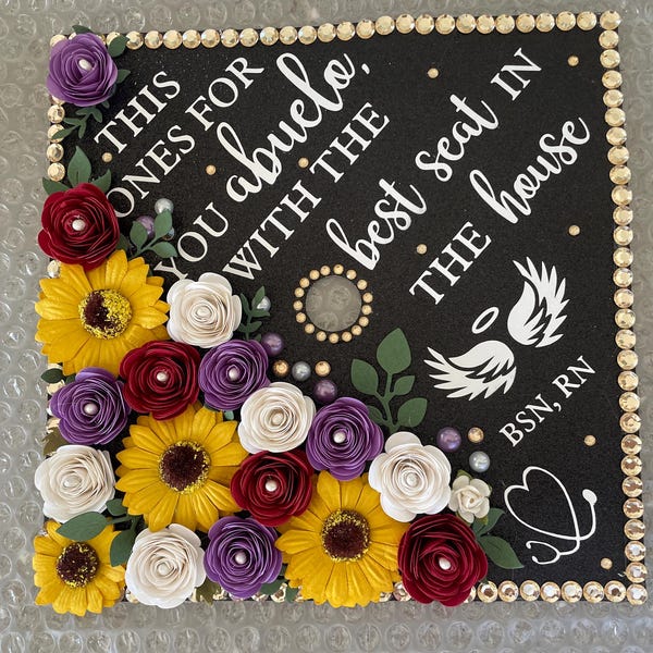 Custom Graduation Cap Topper Personalized Grad Cap Senior Class of Gift ...