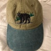 Black Bear Hat One Embroidered Men Women Wildlife Baseball Cap Price ...