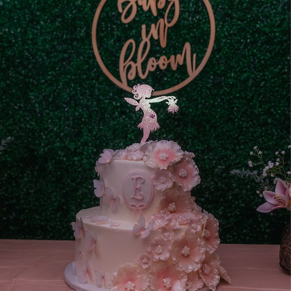 Fairy Cake Topper | Fairy Baby Shower | Fairy | Fairy Birthday | Fairy ...