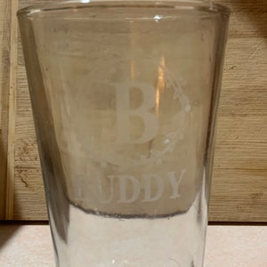 Engraved Split Monogram Beer Mug Glass Custom Beer - Etsy