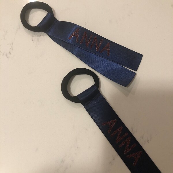 Pom Pom Tags - Set of 2 - Cheer - Cheerleader - Name - Personalized ...