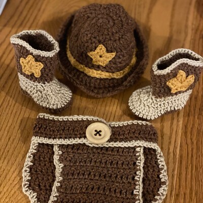 Cowboy Baby Costume Pattern - Etsy