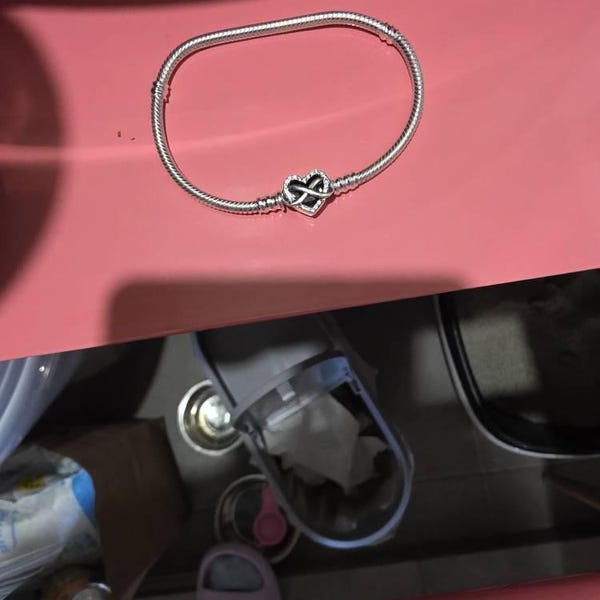 Pandora Charm, Pandora Silver Blue Butterfly & Quote Double Dangle ...